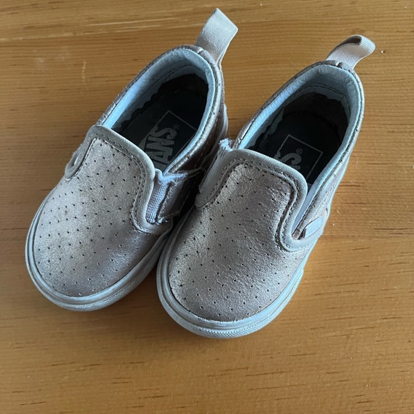 Vans | Shoes | Rose Gold Vans Size 4 | Poshmark